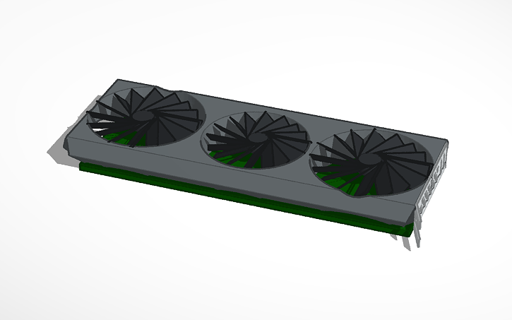 3D design Graphics Card - Tinkercad