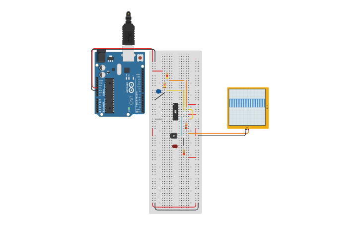 Circuit design LC6 - Square Wave Generator - Tinkercad