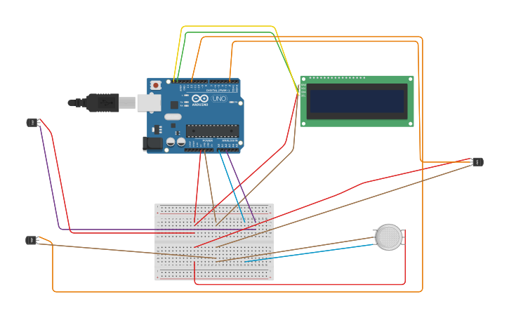 Circuit design Gas, L2c, extended - Tinkercad