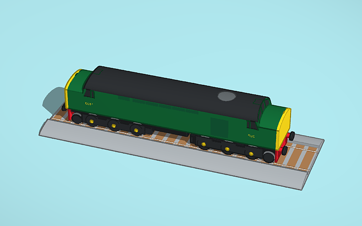 3D design BR Class 40 No.D261 - Tinkercad