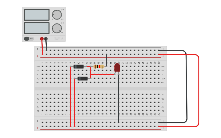 Circuit Design Drl And Gate Tinkercad