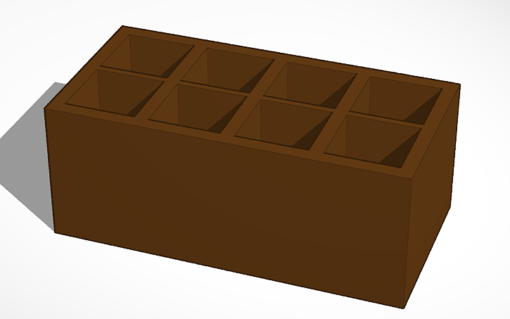 3D design Cube Storage Unit - Tinkercad