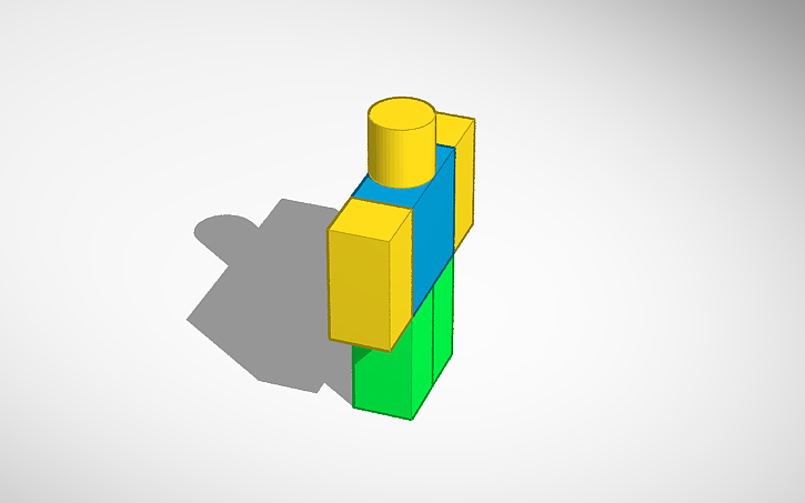 3D design Roblox Charecter - Tinkercad