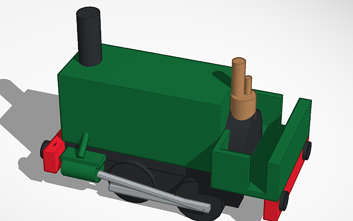 3D design Neil The Box Tank Engine - Tinkercad