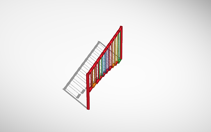 3D design Rainbow pendulum snake-camden - Tinkercad