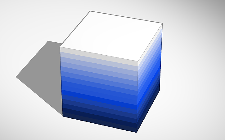 3D design Blue gradient
