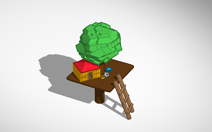 3D design Treehouse - Tinkercad
