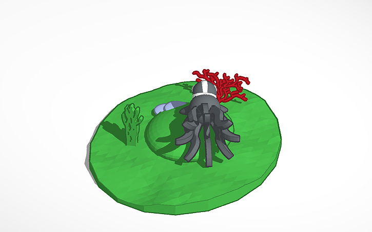 3D design cuddle fish - Tinkercad