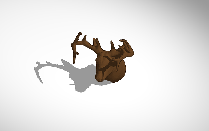 3D design Deer Head - Tinkercad