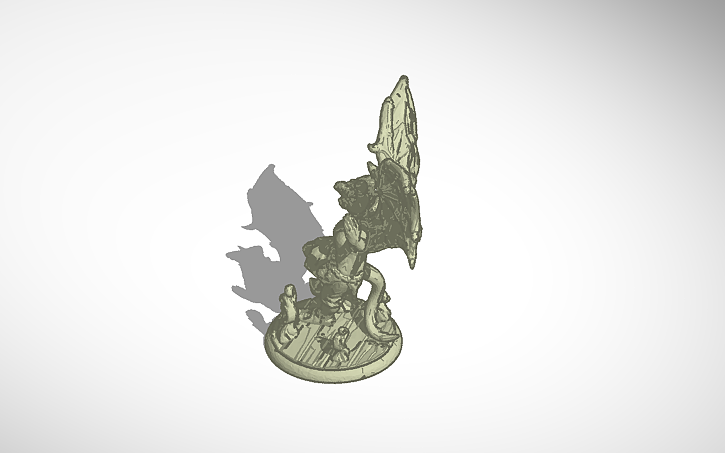 3D design dnd mini - Tinkercad