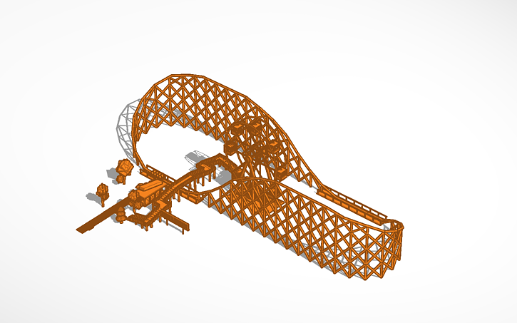 3D design roller coaster - Tinkercad
