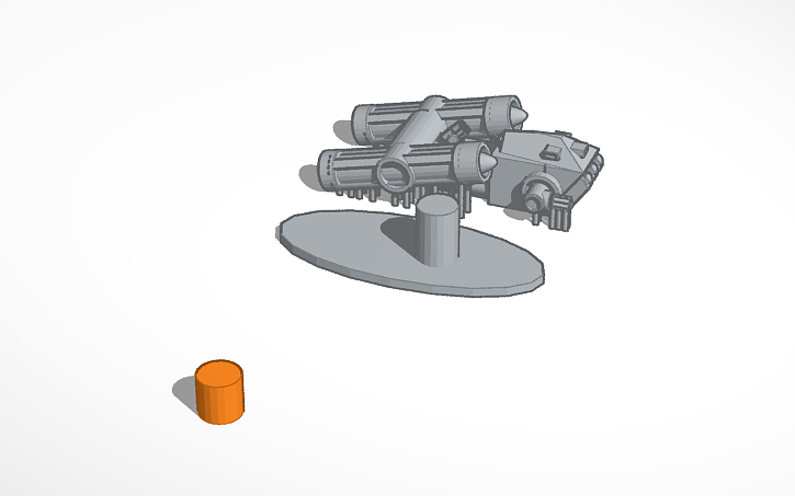 3D design python missile speeder - Tinkercad