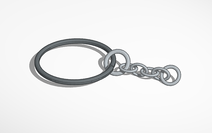 3D design Keychain Challenge - Tinkercad