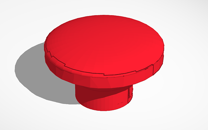 3D design Raspberry Pi SenseHAT Joystick - Tinkercad
