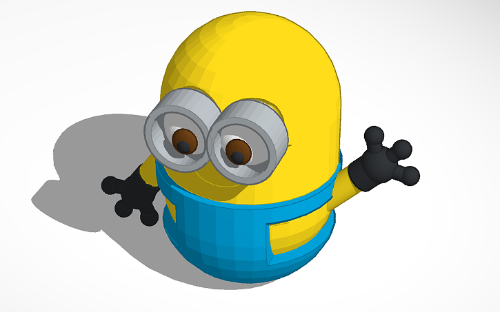 3D design Minion - Tinkercad