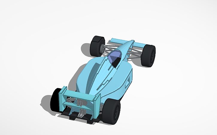 3D design DRIVEABLE FORMULA 1 CAR - Tinkercad