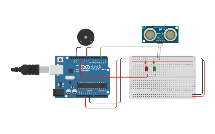 Circuit design microcontroller - Tinkercad