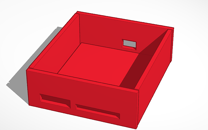 3D design Box Of Media Streamer - Tinkercad