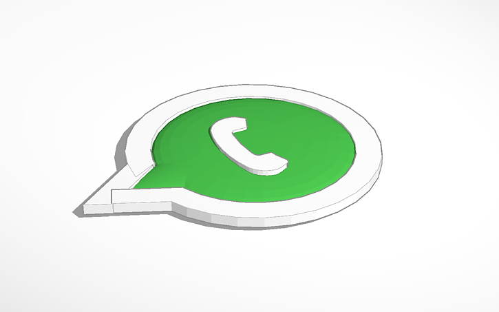 3D design WhatsApp - Tinkercad