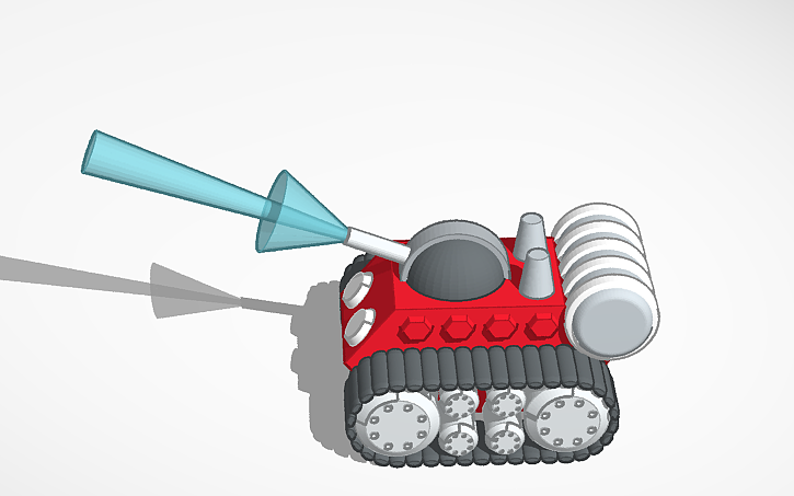 3D design FIRE FIGHTING ROBOT - Tinkercad