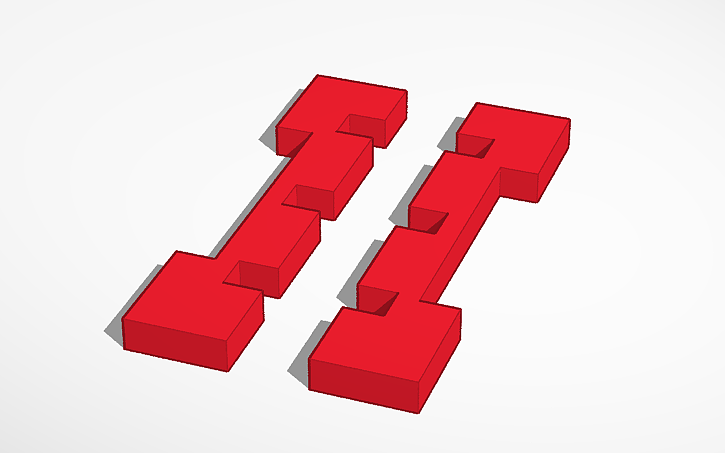 3D design Border gel cast electrophoresis - Tinkercad