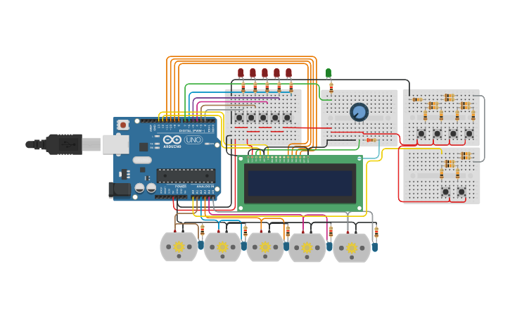 Circuit design Copy of Coin Counter with Limit - Tinkercad