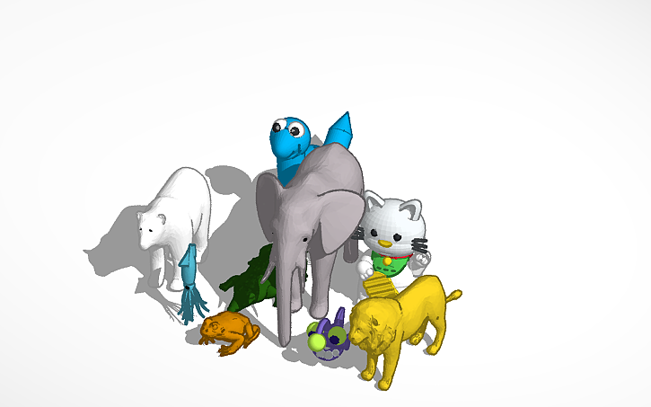 3D design Animals - Tinkercad