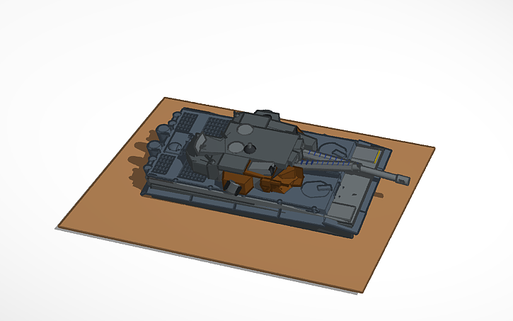 3D design The truth of Hexiron's "Invincible" M8A5M8 Hund MBT - Tinkercad