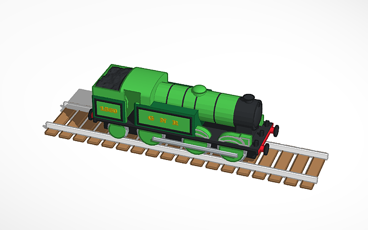 3D design GNR 0-6-2t N1 Class No.1560 - Tinkercad