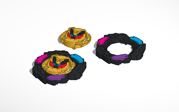 3D design Destined Evo-X Belfyre B8 QuadStrike - Tinkercad