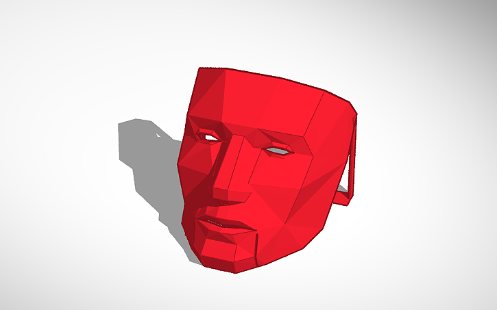 3D design Mask - Tinkercad