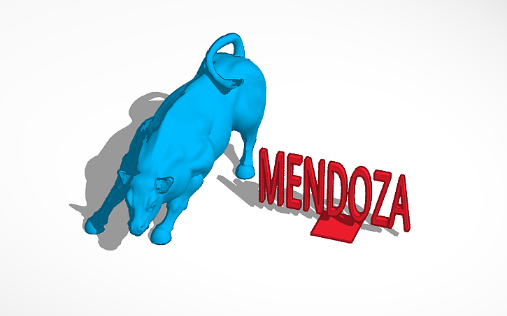 3D design toro - Tinkercad