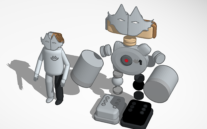 3D design turn your OC into a wubbox challenge entry - Tinkercad