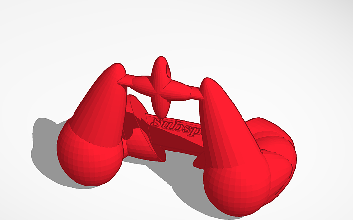 3D design Subspace Horns - Tinkercad