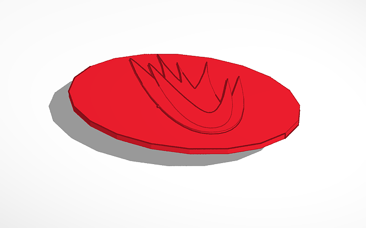 3D design pin - Tinkercad