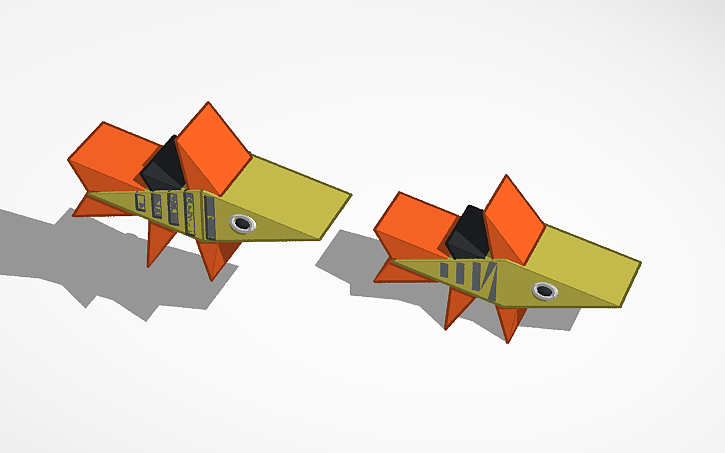 3D design Freshwater fish: Longsnout Distichodus - Tinkercad