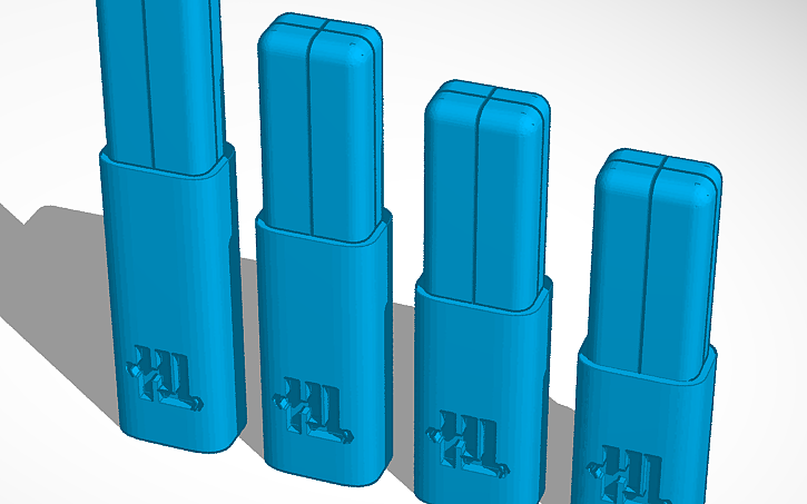 3D design adaptadores stick - Tinkercad