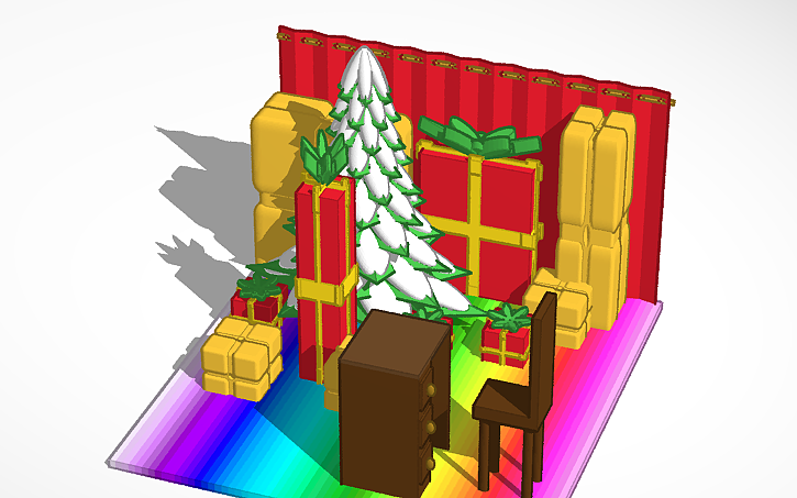 3D design Christmas - Tinkercad
