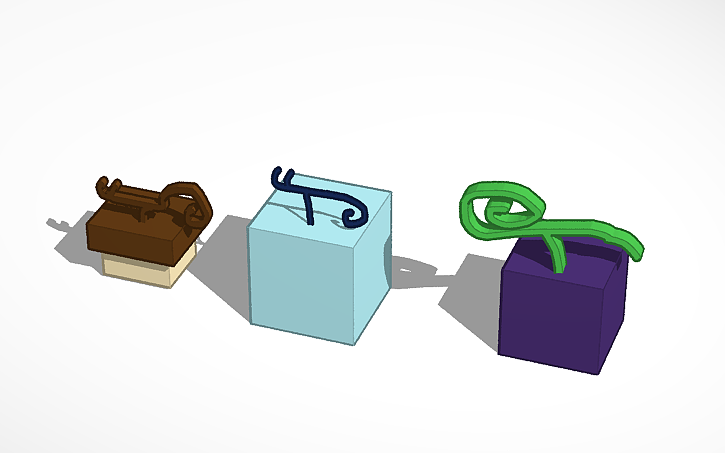 3D design my fav blox fruits - Tinkercad