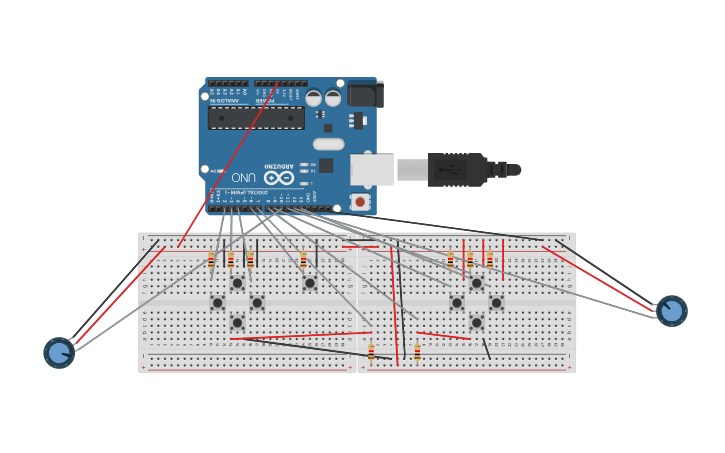 Circuit design controller circuit board - Tinkercad