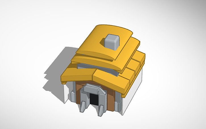 3D design Clash Of Clans Town Hall 5 - Tinkercad
