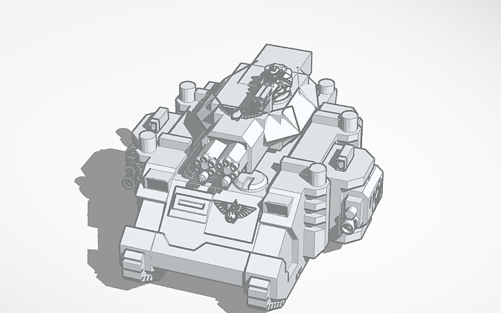 3D design baal predator tank - Tinkercad