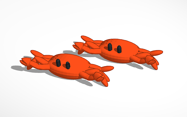 3D design crabs - Tinkercad