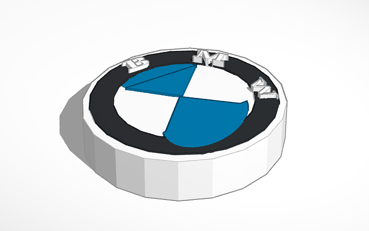 3D design Bmw logo - Tinkercad