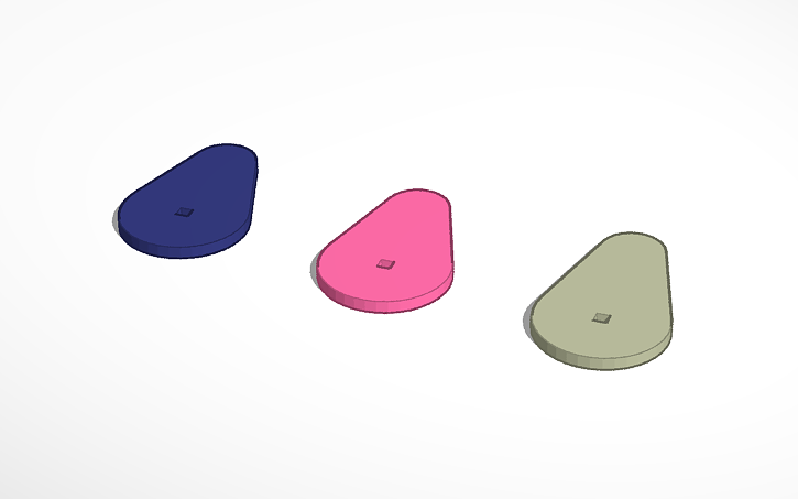 3D design Pear cams for Automata - Tinkercad