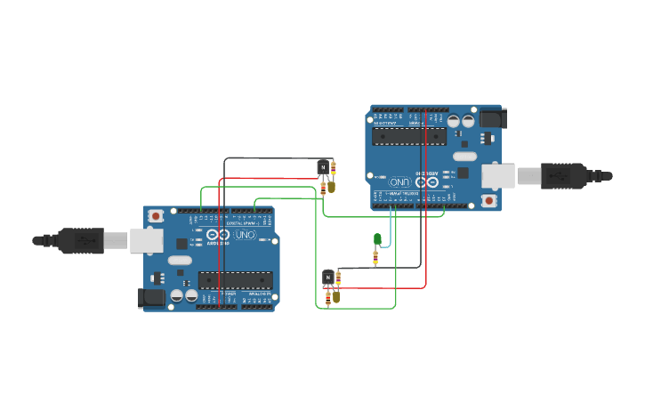 Circuit design Arduino ""UART"" - Tinkercad