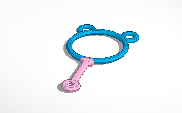 3D design Bubble Wand - Tinkercad