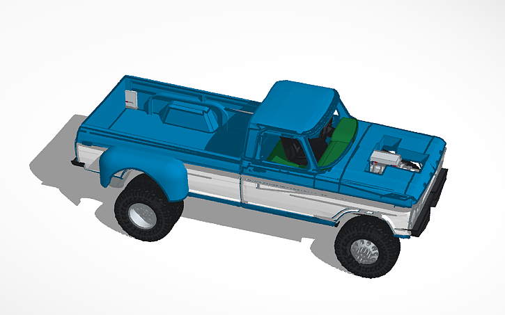 3D design 1974 Ford f450 - Tinkercad