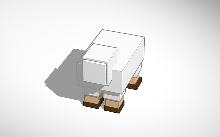 3D design sheep - Tinkercad