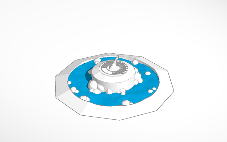 3D design sundial - Tinkercad